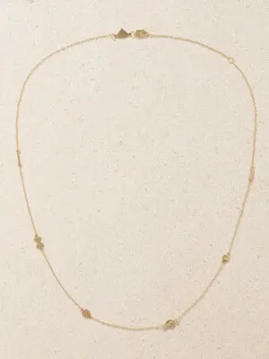Alison Lou Mini Pasta The Yard Necklace - Gold