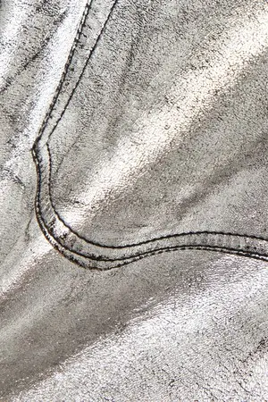 Acne Studios Metallic Leather Maxi Skirt