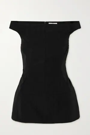 Tibi Schema Off-the-shoulder Top