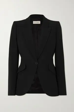 Alexander McQueen Crepe Blazer