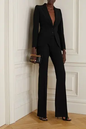 Alexander McQueen Crepe Blazer