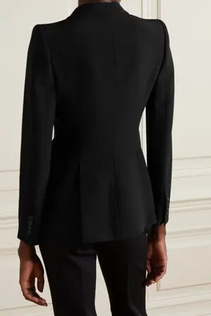 Alexander McQueen Crepe Blazer