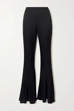 Acne Studios Flared Satin Pants