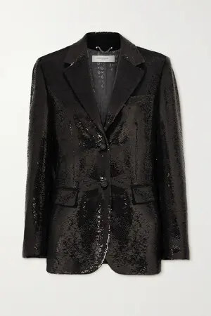 GOLDEN GOOSE Sequined Crepe Blazer