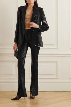 GOLDEN GOOSE Sequined Crepe Blazer