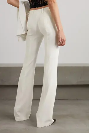 Alexander McQueen Tailored Crepe Bootcut Pants