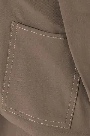 Jacquemus One-shoulder Twill Midi Dress