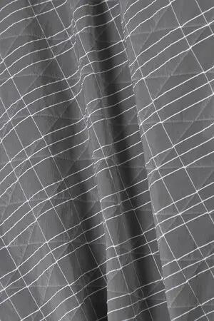 Alexander McQueen Long Now Matelassé Checked Mini Wrap Skirt