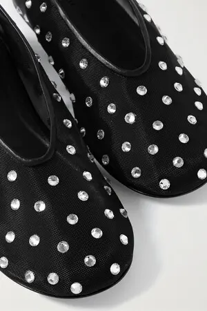 Khaite Marcy Crystal-embellished Ballet Flats