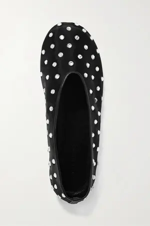 Khaite Marcy Crystal-embellished Ballet Flats