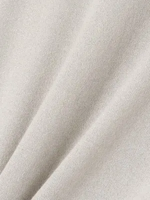 Brunello Cucinelli Metallic Cashmere-blend Turtleneck Sweater