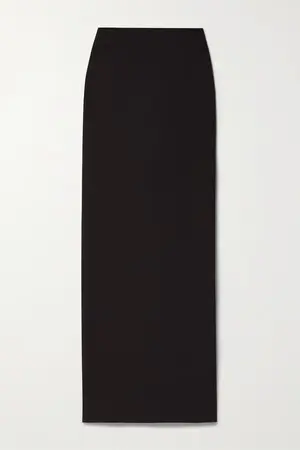 THE ROW Bartelle Wool-twill Maxi Skirt