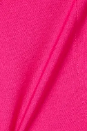 Jacquemus Bahia Knotted Draped Satin-twill Shirt - Pink