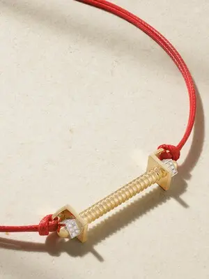 RAINBOW K Versus Cordon Diamond And 14-karat Necklace