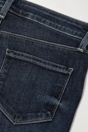 L'Agence Ruth Coated High-rise Flared Jeans