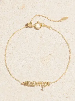PERSEE Mama 18-karat Diamond Bracelet - Gold