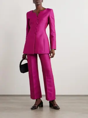 DESTREE Yoshi Crepe Wide-leg Pants
