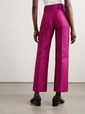 DESTREE Yoshi Crepe Wide-leg Pants