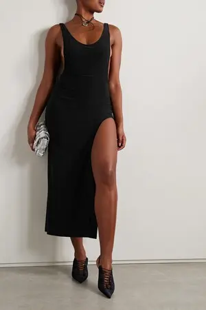 Norma Kamali Marissa Stretch-jersey Midi Dress