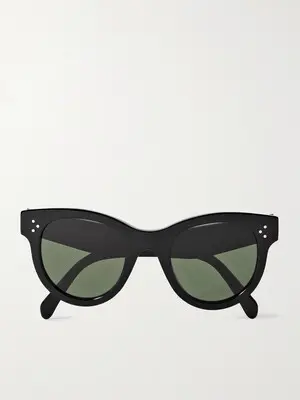 Celine Round-frame Sunglasses - Black