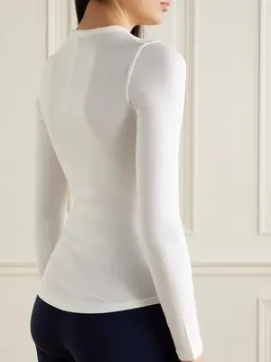 Lululemon Hold Tight Ribbed Stretch-modal T-shirt
