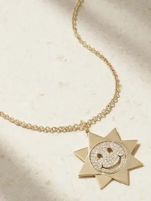 SYDNEY EVAN 14-karat Diamond Star Necklace - Gold