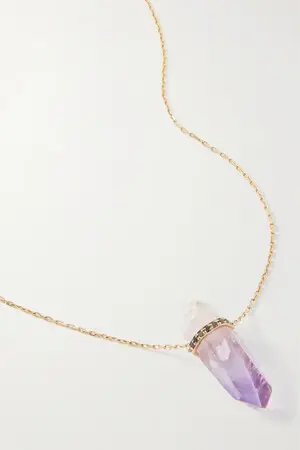 Jia Jia Veracruz Amethyst, And Diamond Necklace