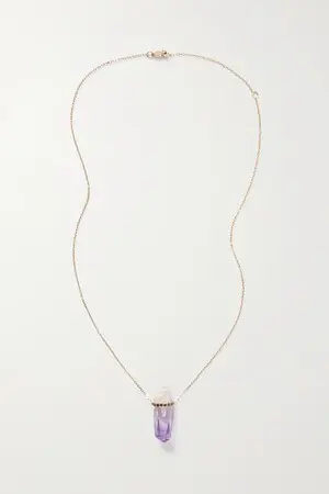 Jia Jia Veracruz Amethyst, And Diamond Necklace