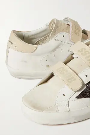 GOLDEN GOOSE Old School Glittered Sneakers