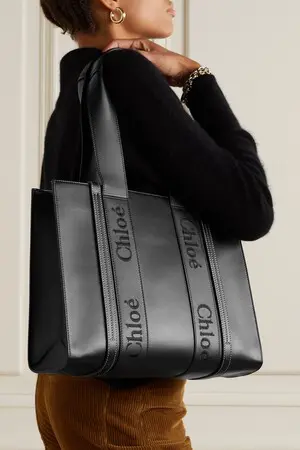 Chloé Woody Medium Leather Tote
