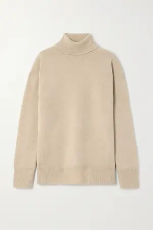 THE ROW Stepny Oversized Wool And Cashmere-blend Turtleneck Sweater