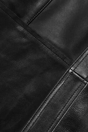Acne Studios Distressed Mini Leather Dress