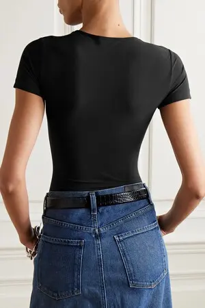 GOLDSIGN The Jenson Stretch-jersey Thong Bodysuit