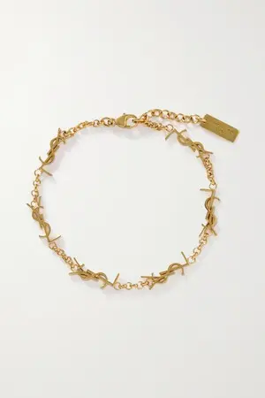 Saint Laurent Cassandre Bracelet - Gold
