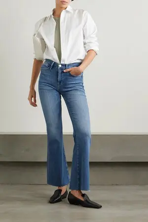 FRAME Le Easy Flare Jeans - Blue