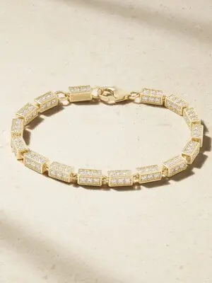 SUZANNE KALAN 18-karat Diamond Bracelet - Gold