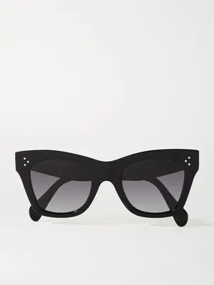 Celine Oversized Cat-eye Sunglasses - Black