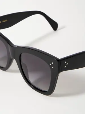 Celine Oversized Cat-eye Sunglasses - Black