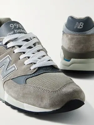 NEW BALANCE Made In Usa 998 Core Sneakers - Gray