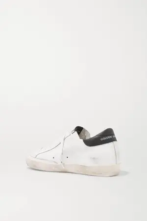 GOLDEN GOOSE Superstar Distressed Glitter Sneakers