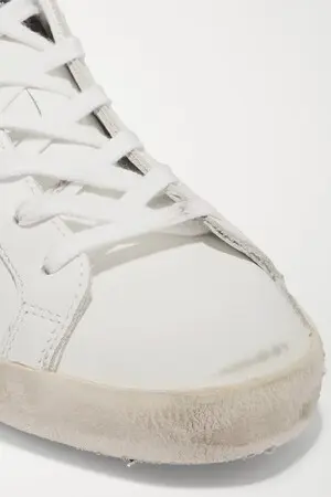 GOLDEN GOOSE Superstar Distressed Glitter Sneakers