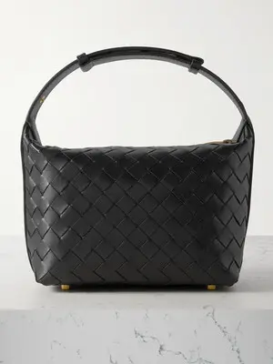 Bottega Veneta Wallace Mini Intrecciato Leather Shoulder Bag