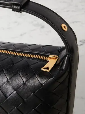 Bottega Veneta Wallace Mini Intrecciato Leather Shoulder Bag