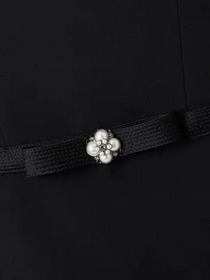 Versace Embellished Strapless Mini Dress
