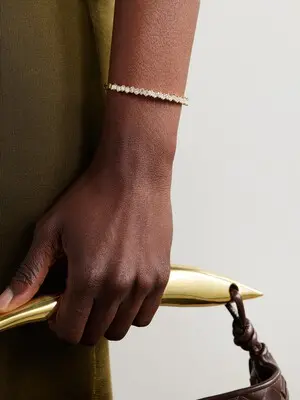 SUZANNE KALAN 18-karat Diamond Bangle - Gold