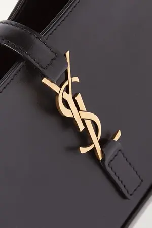 Saint Laurent Le 5 À 7 Mini Leather Shoulder Bag - Black