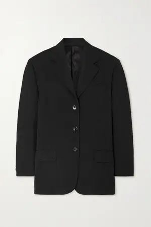Acne Studios Net Sustain Oversized Recycled Woven Blazer