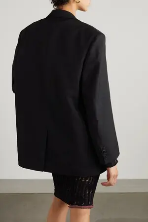 Acne Studios Net Sustain Oversized Recycled Woven Blazer