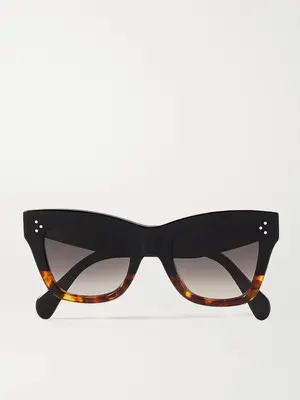 Celine Oversized Cat-eye Sunglasses - Black