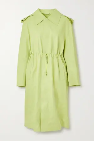 Mackage Glory Hooded Leather Trench Coat